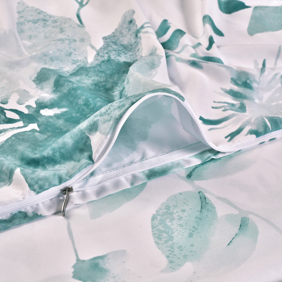 Abstract Watercolor Garden Duvet Cover Set – Chanasya