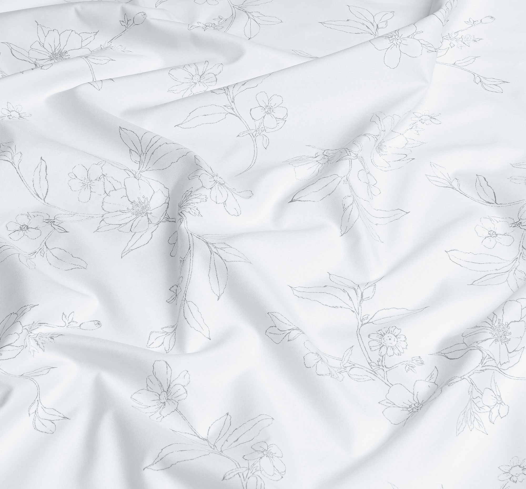 white on white patterned sheets